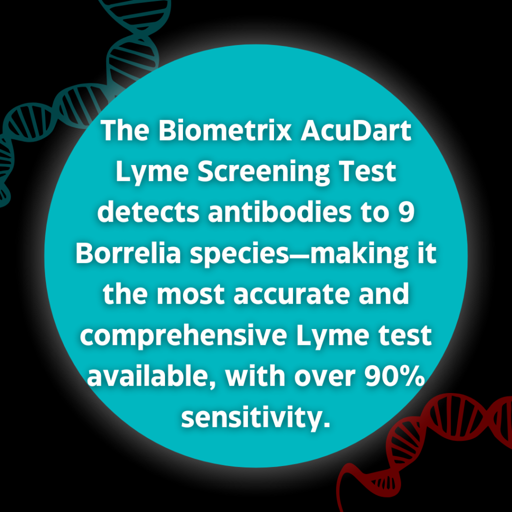 IGeneX AcuDart Lyme Disease Test - Biometrix Labs