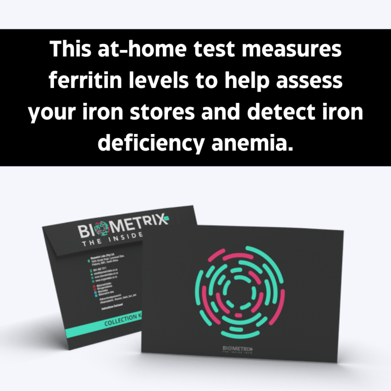 Ferritin (Iron) Rapid Self Test - Biometrix Labs